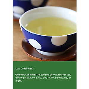 Kawashimaya Organic Genmaicha, Green Tea with Roasted Brown Rice, Loose Leaf, Made in Japan 12.69 oz (360g)