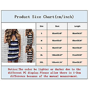 WYTong Women's Casual Dresses Sleeveless Striped Print Dress V Neckline Summer Dresses(Gray,Small)