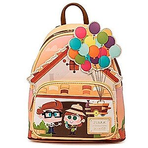 Loungefly Disney Pixar Up Working Buddies Womens Double Strap Shoulder Bag Purse