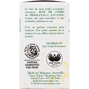 MAROMA Cedar Lavender Perfume, 0.33 FZ