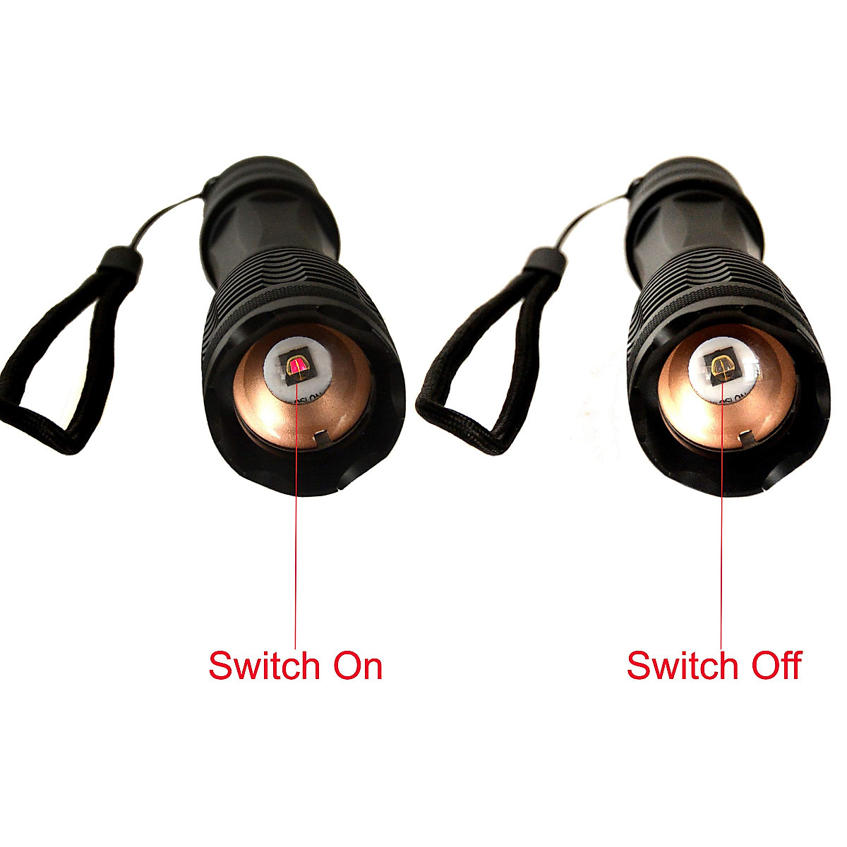 WAYLLSHINE (E6 850nm IR Illuminator Infrared Flashlight for Hunting, Night Vision Camera Device