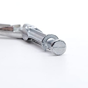 ReplacementScrews Articulated Cam Lock Dowels Compatible with IKEA Part 123026 (Mandal, MALSJO, NORNAS etc) - Bendable Joint Hardware (Pack of 4)