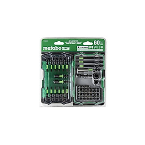 Metabo HPT Impact Driver Bit Set (60-Piece)