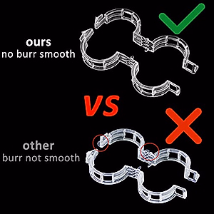 200 Pcs Tomato Clips, Plastic Trellis Clips Plant Support Clips, Plant Clips for Support, Grape Vine, Tomato Vine, Vegetables Plants, Garden Clips to Grow Upright Makes Plants Healthier