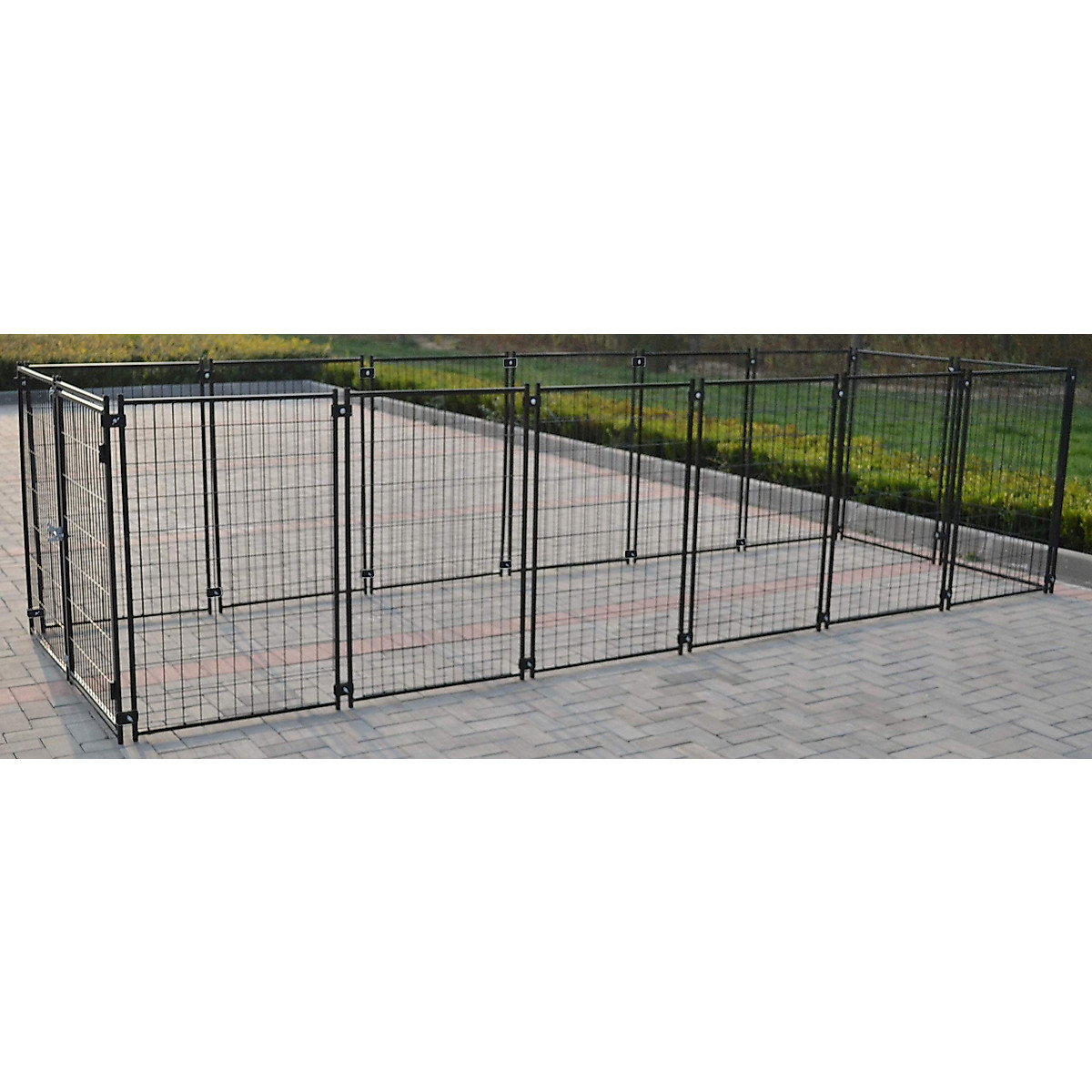 Omitree 9 x 9 x 3.93 ft Modular Dog Exercise Fence Barrier Pet Cat Run New Pen