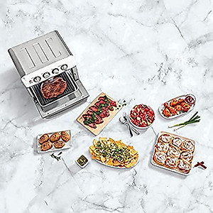 Cuisinart TOA-70 AirFryer Toaster Oven with Grill Stainless Steel Bundle with 1 YR CPS Enhanced Protection Pack