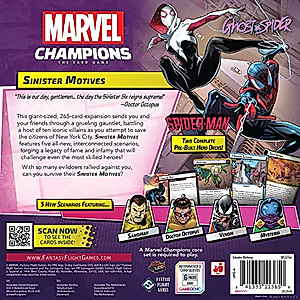 Marvel Champions The Card Game Sinister Motives Campaign Expansion | Strategy Card Game for Adults and Teens | Ages 14+ | 1-4 Players | Avg. Playtime 45-90 Mins | Made by Fantasy Flight Games