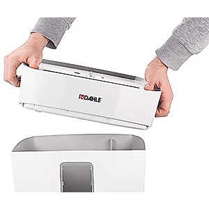 Dahle PaperSAFE PS 100 Paper Shredder, Oil Free, Jam Protection, Security Level P-4, 5 Sheet Max, Shreds Staples, Paper Clips & Credit Cards