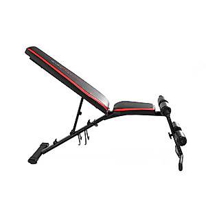 CAP Barbell FM-CS104B Cap Strength Utility Bench with Dumbbell Holders,Black/Red