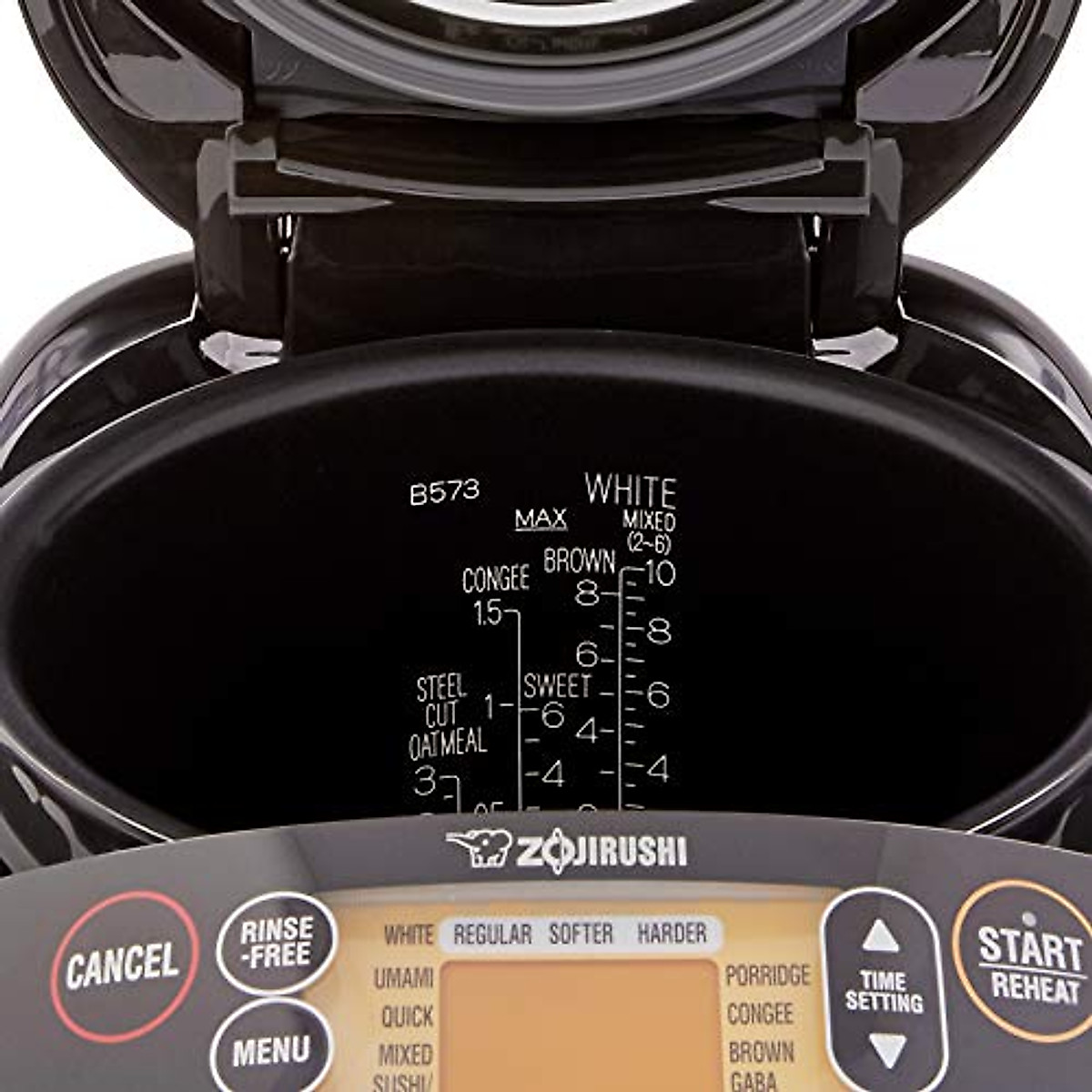 Zojirushi Pressure Induction Heating Rice Cooker & Warmer, 10 Cup, Stainless Black, Made in Japan
