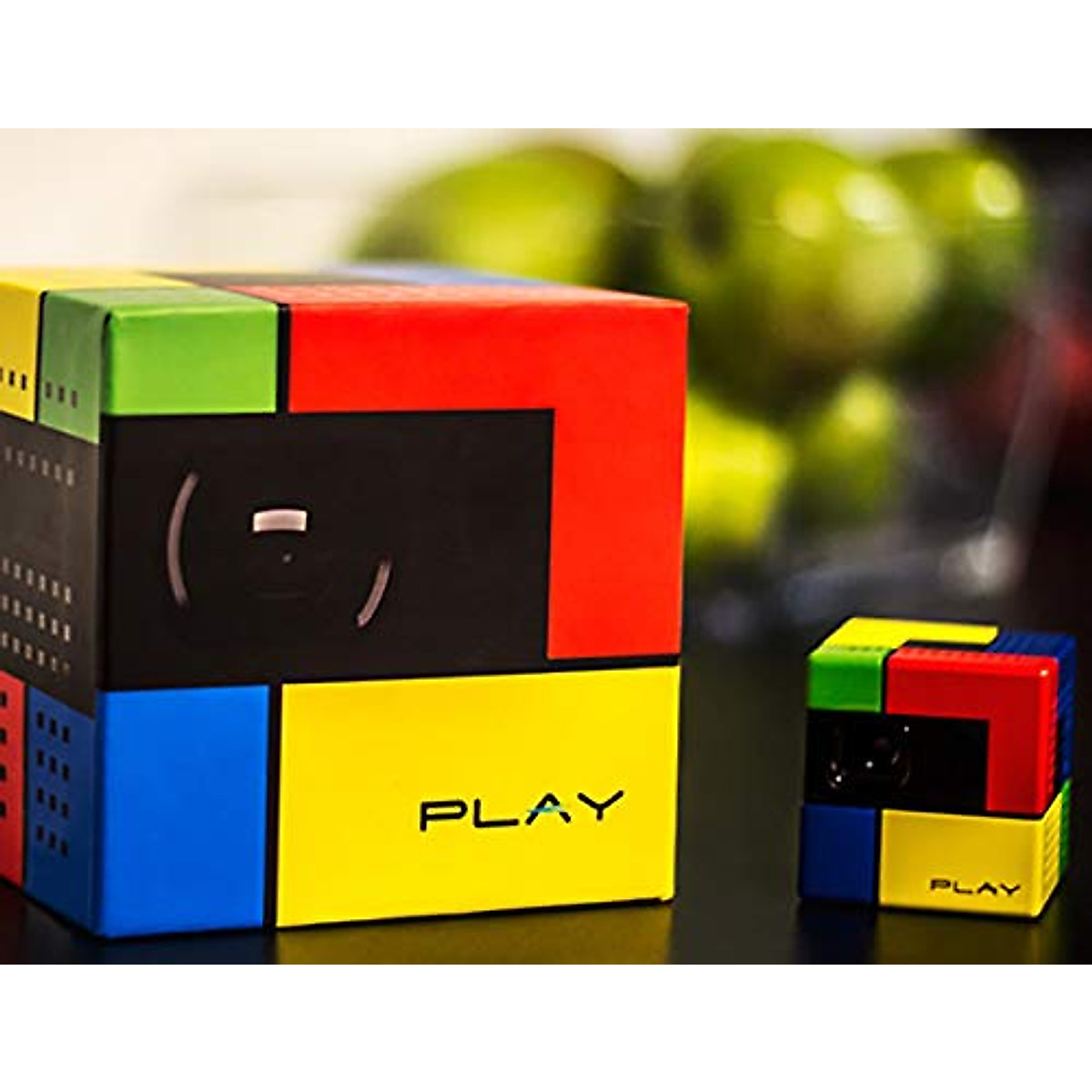 SK UO Smart Beam, Portable Mini Projector, Compatible with iOS/Android (1.80-inch, Art)