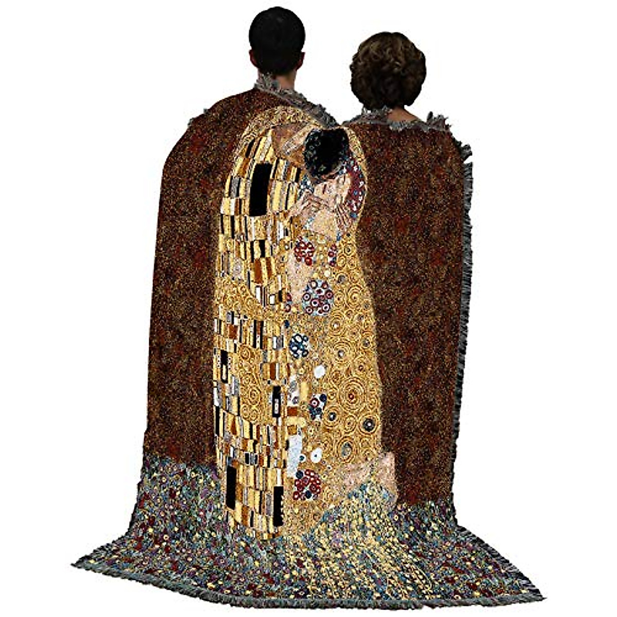 Pure Country Weavers The Kiss Blanket by Gustav Klimt - Fine Art Gift Tapestry Throw Woven from Cotton - Made in The USA (72x54)