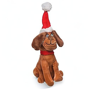Dr. Seuss for Pets The Grinch Max Rope Limb Pull Dog Toy | The Grinch Plush Dog Rope Toy from Dr Seuss Collection | Large Squeaky Tug of War Dog Toy Dog Christmas Toys, 12 Inch, (FF18348)