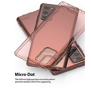 Ringke Air Compatible with Galaxy Note 20 Case 5G, Thin Flexible Shockproof TPU Phone Case - Rose Bronze