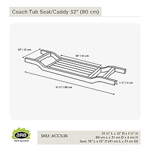 Coach tub seat/Caddy 31.5" (80 cm)