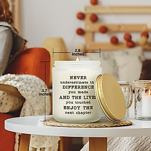 Goodbye Gifts for Coworkers, Retirement Gifts for Women, Going Away Farewell Moving Away Gifts for Friends Teachers, Birthday Thanksgiving Christmas Gifts, Lavender Candle