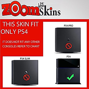 ZOOMHITSKINS Compatible for Console and Controller Skins, Superhero Custom Design, Durable, Bubble-Free Goo-Free, 1 Console Skin 2 Controller Skins, Made in USA