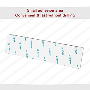 Ibluelover Wooden Coat Rack Wall Mounted, Self Adhesive Coat Hook Hanger, Entryway Wall Door Coat Hat Hanger Rail Organizer with 3 Hooks for Bathroom Bedroom Closet Room Kitchen Mudroom