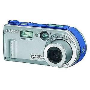 Sony Cyber-shot DSC-P1 3.3 MP 3x Optical Zoom Digital camera (Metallic Silver)