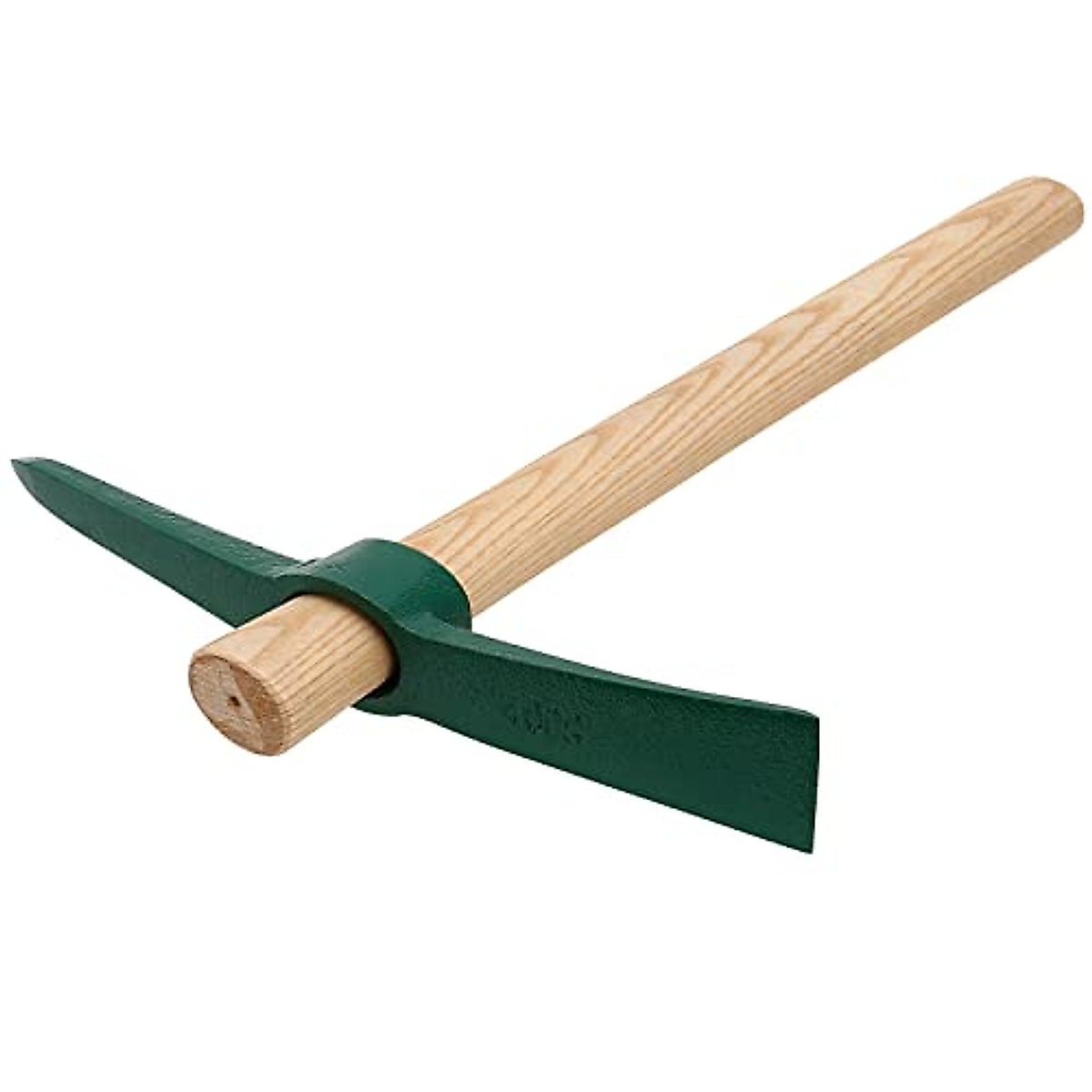 MANCHAP 2 PCS 17.7 Inch Pick Mattock Hoe, Small Garden Pick Tool with Hardwood Handle for Weeding, Digging, Cultivating, Camping or Prospecting