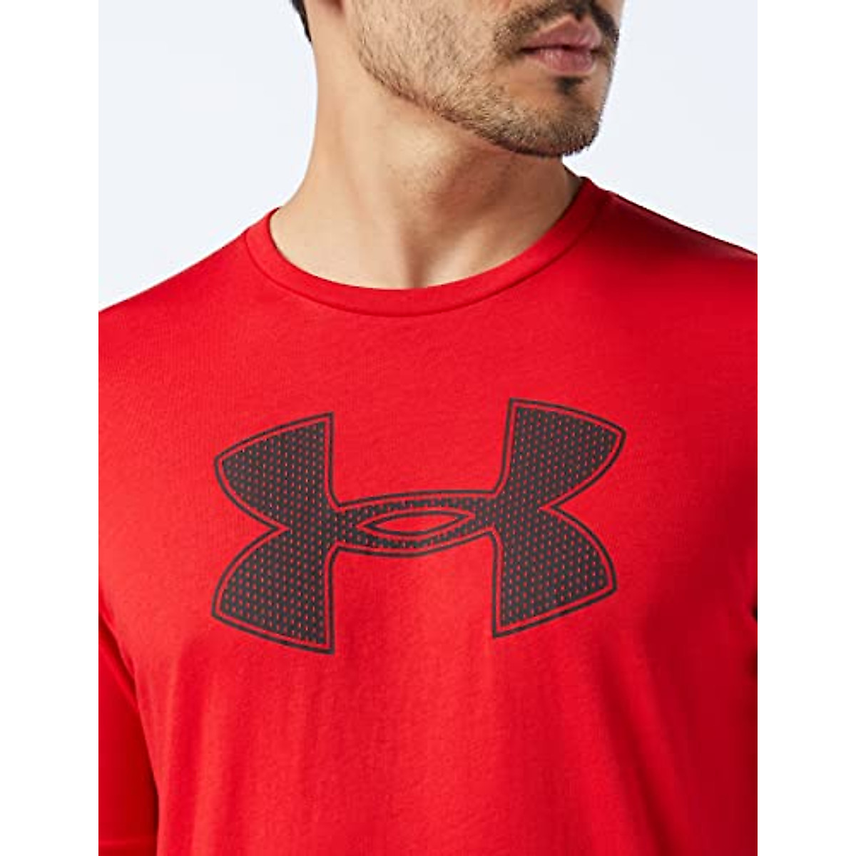 Under Armour Men's UA Big Logo Short Sleeve T-Shirt LG Red
