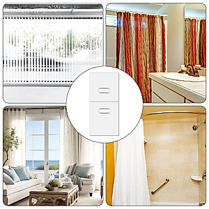 60 Sets Double-Sided Clear Vertical Blind Repair Tabs, Vertical Blind Replacement Slats Panels, Vertical Blind Repair Tabs, Clear Blind Fixer Tabs, Replacement Vertical Blinds Tabs, Clear Repair Tabs