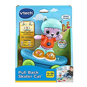 VTech Pull Back Skater Cat