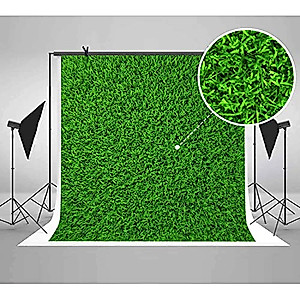 Nature Green Grass Backdrops for Photography 6x6FT Spring Realistic Grass Lawn Backgrounds for Baby Shower Birthday Party Photoshoot LUCKBTY LUZZ440