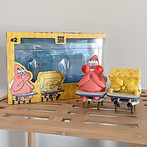 Youtooz Whats Funnier Than 24, 4" inch Vinyl Figure, Collectible Spongebob and Patrick from Funny Internet Meme What's Funnier Than 24 by Youtooz Spongebob Squarepants Collection