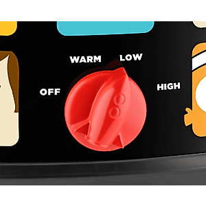 Disney Pixar Slow Cooker, 7 quart, Black