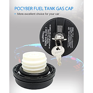 Locking Gas Cap,Lock Fuel Cap Replace10504 for Toyota 4Runner Camry Tundra Acura Tacoma Chevrolet Silverado Cruze Express Malibu Rav4 Honda CRV Nissan Altima GMC Mazda Infiniti Isuzu FJ Cruiser More
