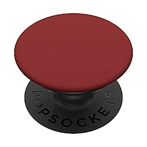 Simple Chic Solid Color Dark Berry Red PopSockets PopGrip: Swappable Grip for Phones & Tablets
