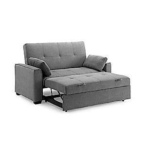 Night & Day Furniture Nantucket Full Light Grey Sofa Sleeper