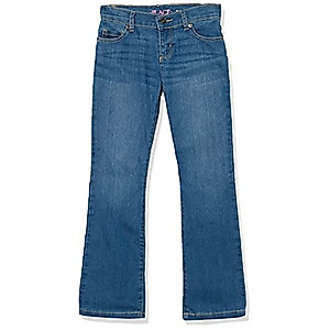 The Children's Place girls Basic Bootcut Jeans, Md Lara Wash Single, 10 US