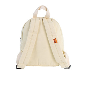 MT WORLD Toddler Mini Canvas Backpack - Personalized Vintage Daypack for Kids, Custom Monogram