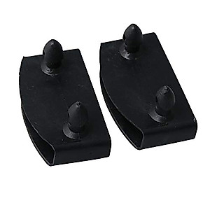 50x 1.9 inch Replacement Bed Slat Plastic Centre Caps or End Caps Holders Black for Board Width is 1.89inch