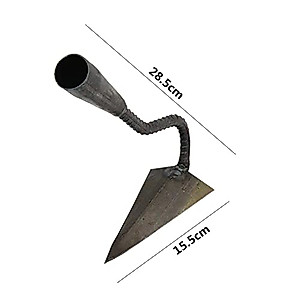 Hardened Garden Swoe Hoe Head Only Forging Process Durable Traditional for Backyard Planting Farming Gardening Loosening
