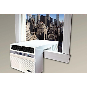 Soleus Air 10,000 BTU Window Air Conditioner with 10,000 BTU Heater, 12.5" Extra Thick Wall Compatible, Wi-Fi Enabled, Saddle Mount, and Quiet Operation in White