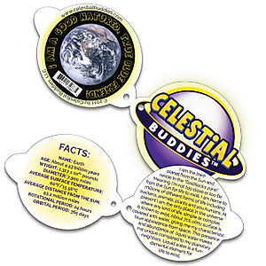 Celestial Buddies Little Earth Buddy Science Astronomy Learning Space Solar System Educational Plush Planet Toys - 10 Inches