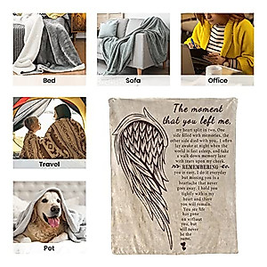 Fdiodov Bereavement Gifts Blanket 60''x 50'' - Memorial Gift for Loss of Loved one - Condolences, Sympathy - Best - Memory Father Husband Wife Son Sister Throw