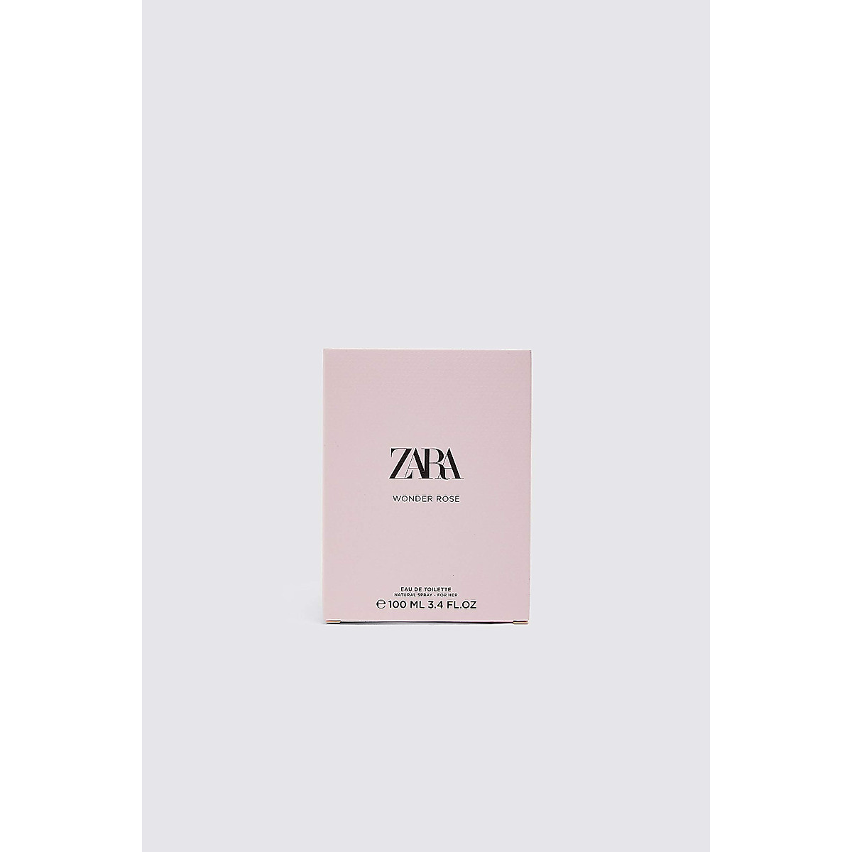 New ZARA WONDER ROSE EAU DE TOILETTE 100 ML for woman
