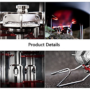 Bulin AirOka B6-A 5800W Portable High-Power Camping Stove Windproof Camping Gas Stove Foldable Mini Camp Propane Burner Three Lightweight burners in one for Outdoor Camping/Picnic/Hiking/Barbecue