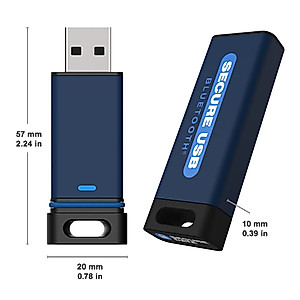 SecureData 64GB SecureUSB BT Encrypted Flash Drive with Wireless Authentication