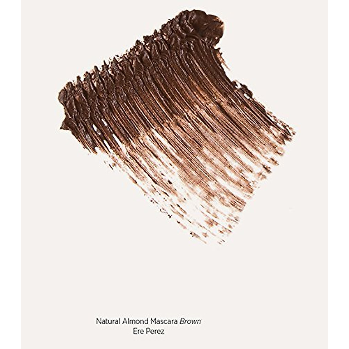 Ere Perez - Natural Almond Oil Mascara | Vegan, Cruelty-Free, Clean Beauty (Brown, 0.35 oz | 10 ml)