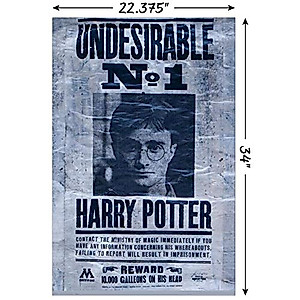 Trends International The Wizarding World: Harry Potter - Undesirable Wall Poster, 22.375" x 34", Unframed Version