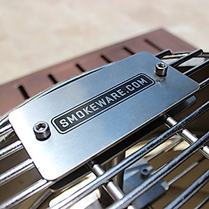 SMOKEWARE Stacker & Grill Grate Combo (Top Grate and Stacker Only) – Compatible with Large Big Green Eggs, Stainless Steel Grill Accessories …