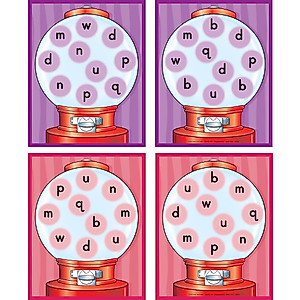 Really Good Stuff - 165642 Letter Reversal Gumball Game - 2 to 4 Players