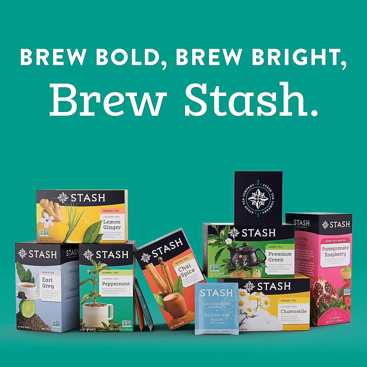 Stash Tea Coconut Mango Oolong Tea, Box of 100 Tea Bags