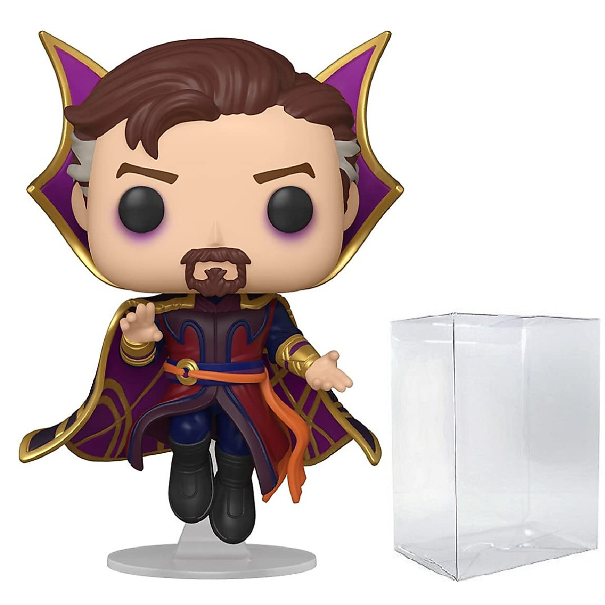 POP Marvel: What If - Doctor Strange Supreme Funko Pop Vinyl Figure (Bundled with Compatible Pop Box Protector Case), Multicolor, 3.75 inches