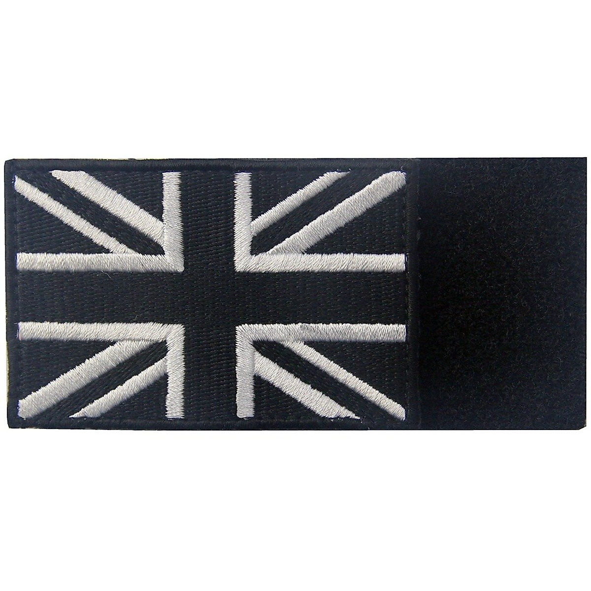 Tactical British Union Jack Embroidered Patch England Flag UK Great Britain Morale Applique Fastener Hook & Loop Emblem